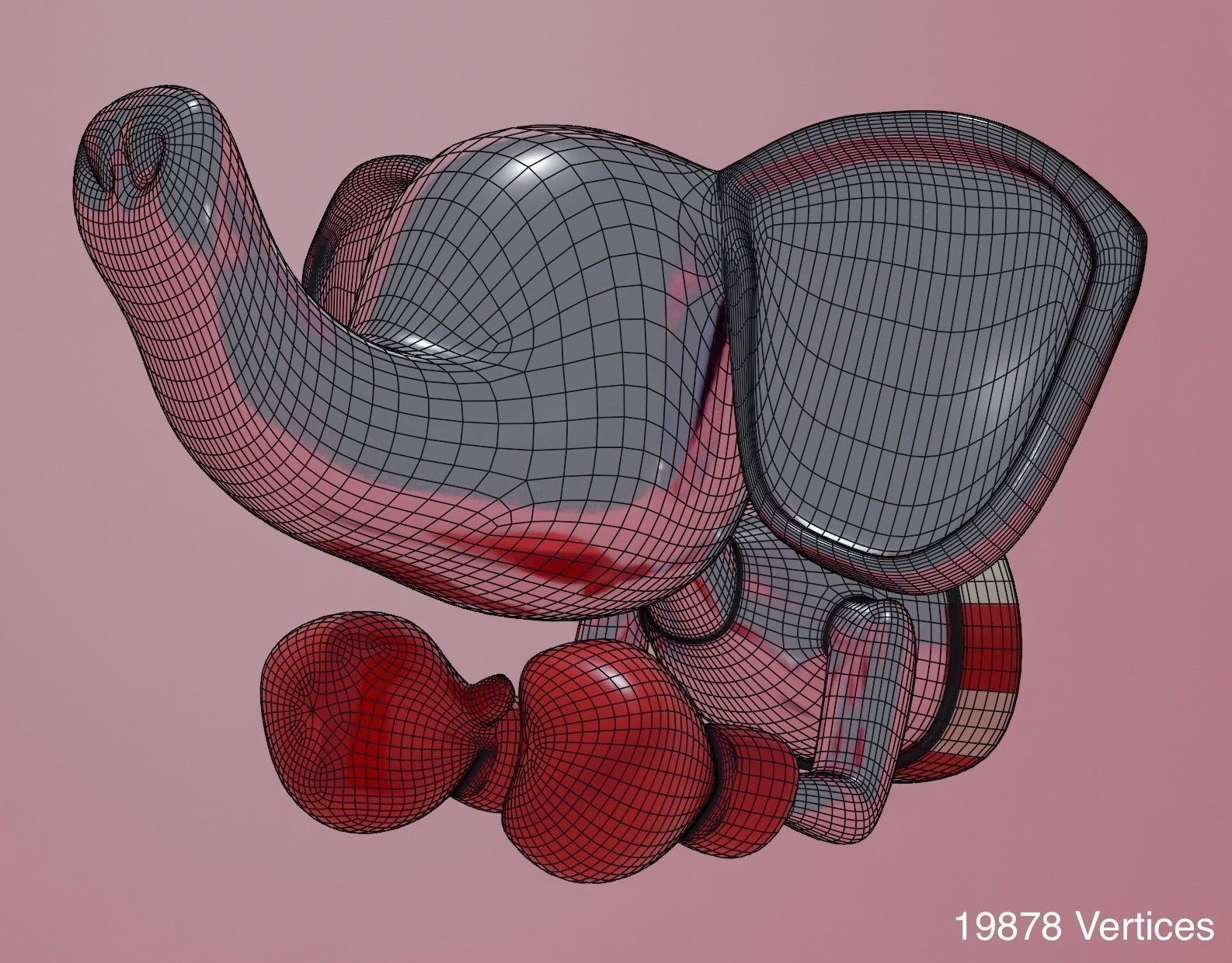 3D model Republican Elephant Boxer Statue VR / AR / low-poly | CGTrader