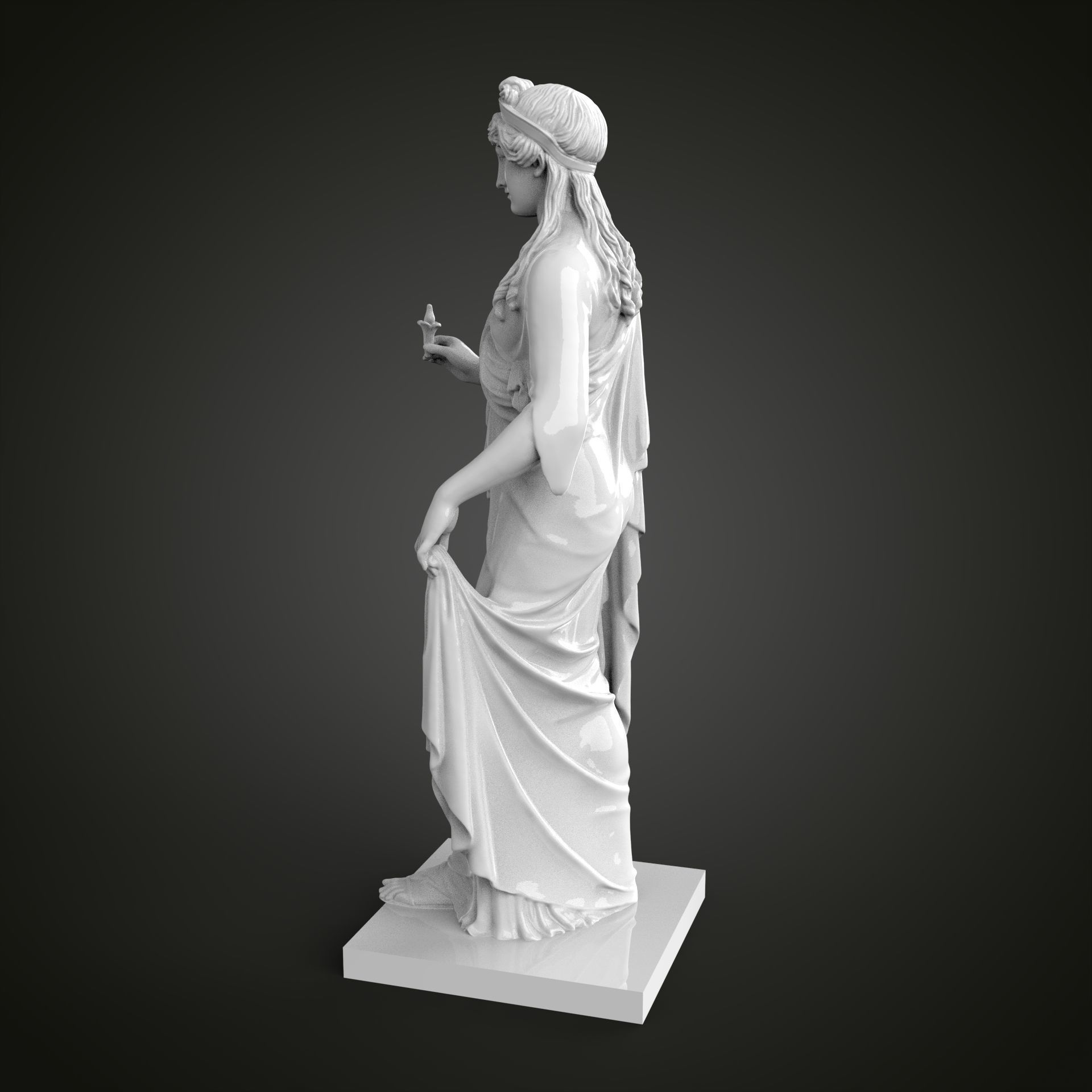 Goddess of hope 3D model 3D printable | CGTrader