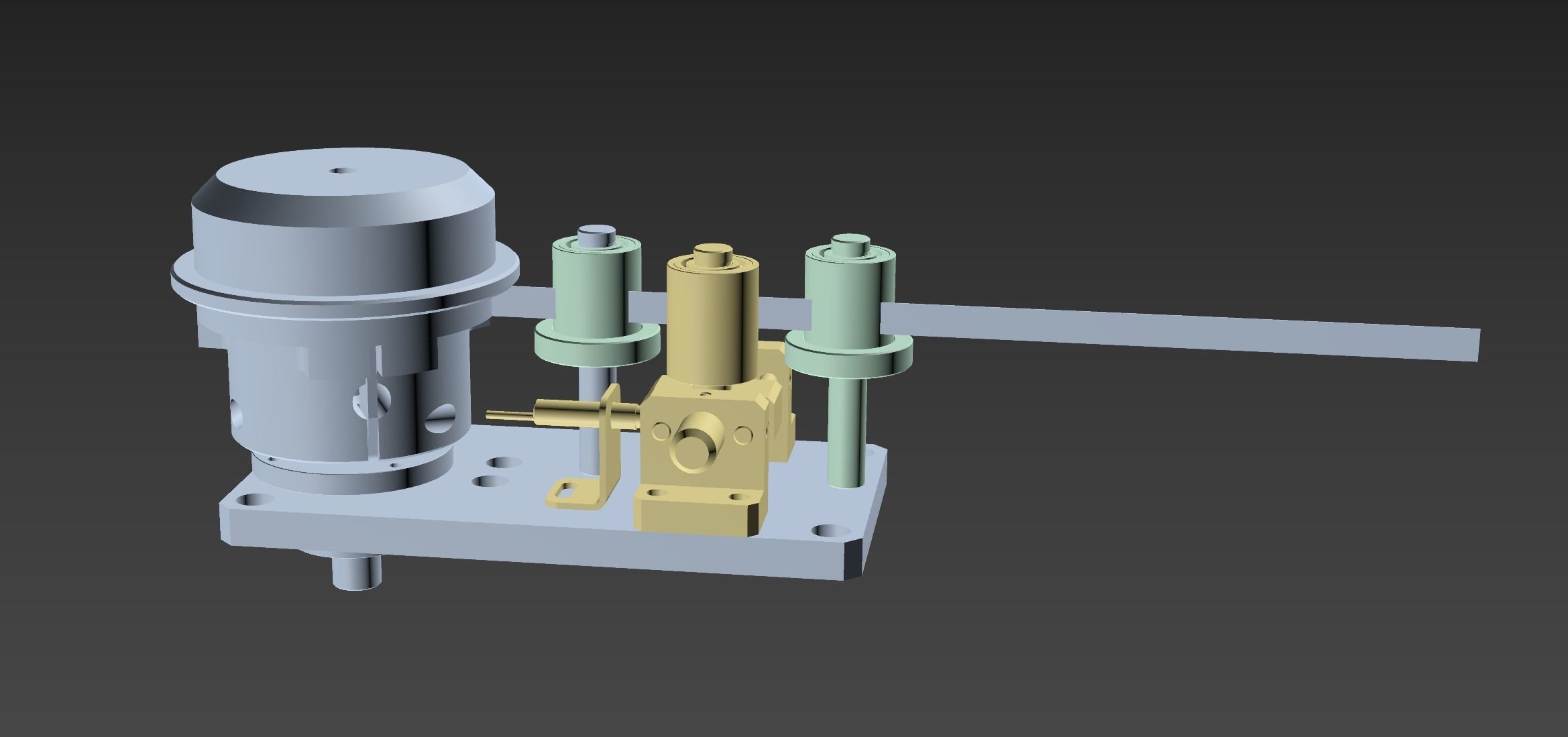 Roll mechanism 3D model | CGTrader