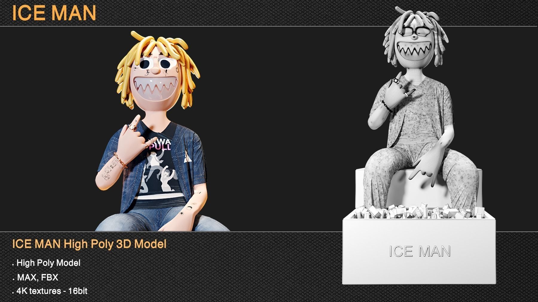 ICE MAN 3D model | CGTrader