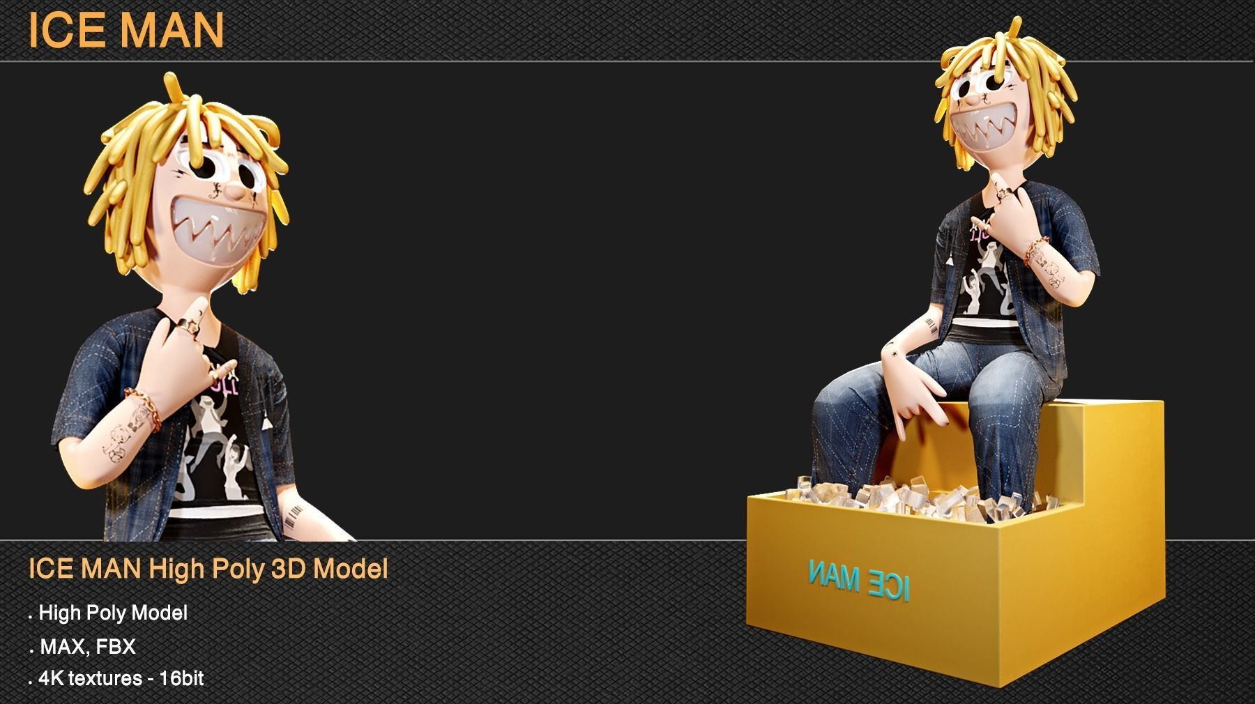 ICE MAN 3D model | CGTrader