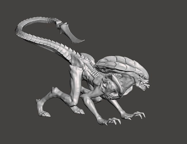 PROWLER XENOMORPH -ALIENS FIRETEAM ELITE STL FOR 3D PRINTING 3D model ...