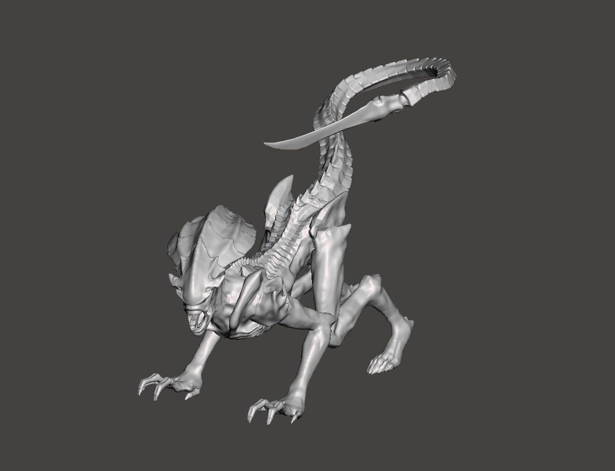 PROWLER XENOMORPH -ALIENS FIRETEAM ELITE STL FOR 3D PRINTING 3D model ...