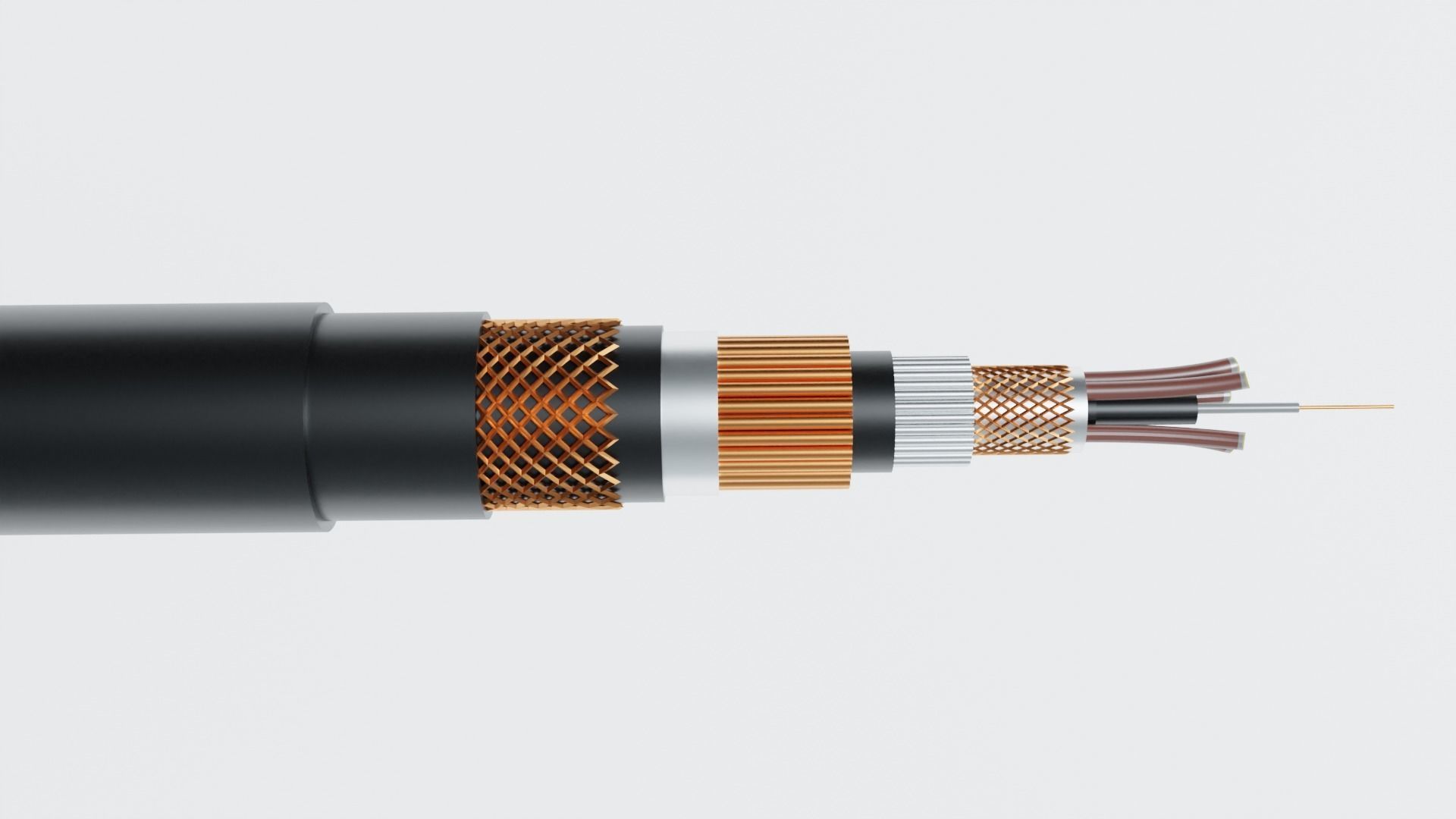 Cable inside view 3D model | CGTrader