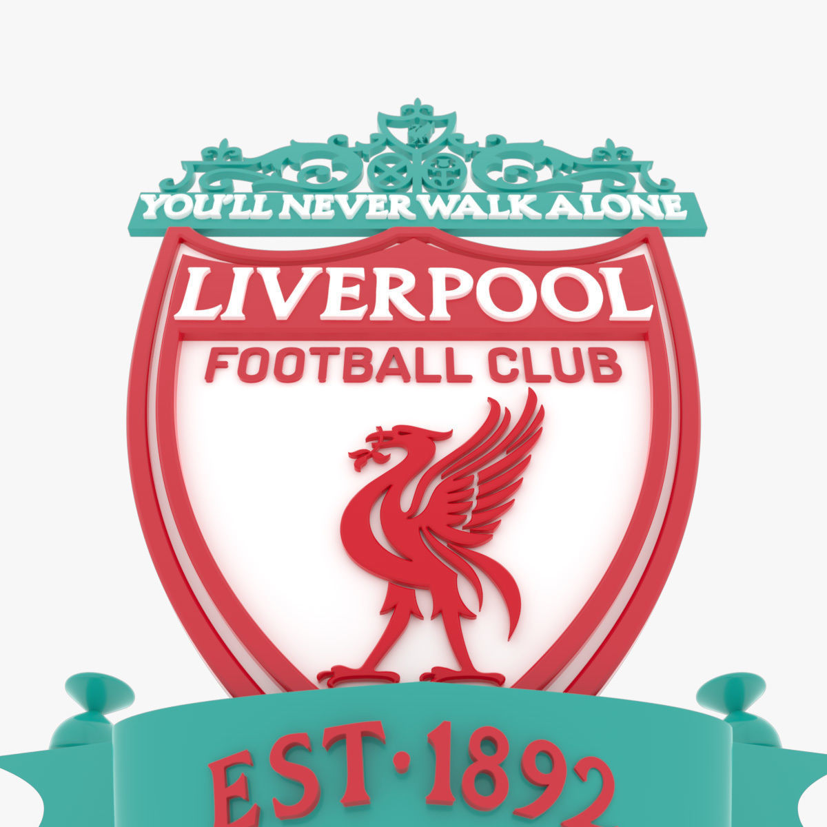 Liverpool Logo 3D model | CGTrader
