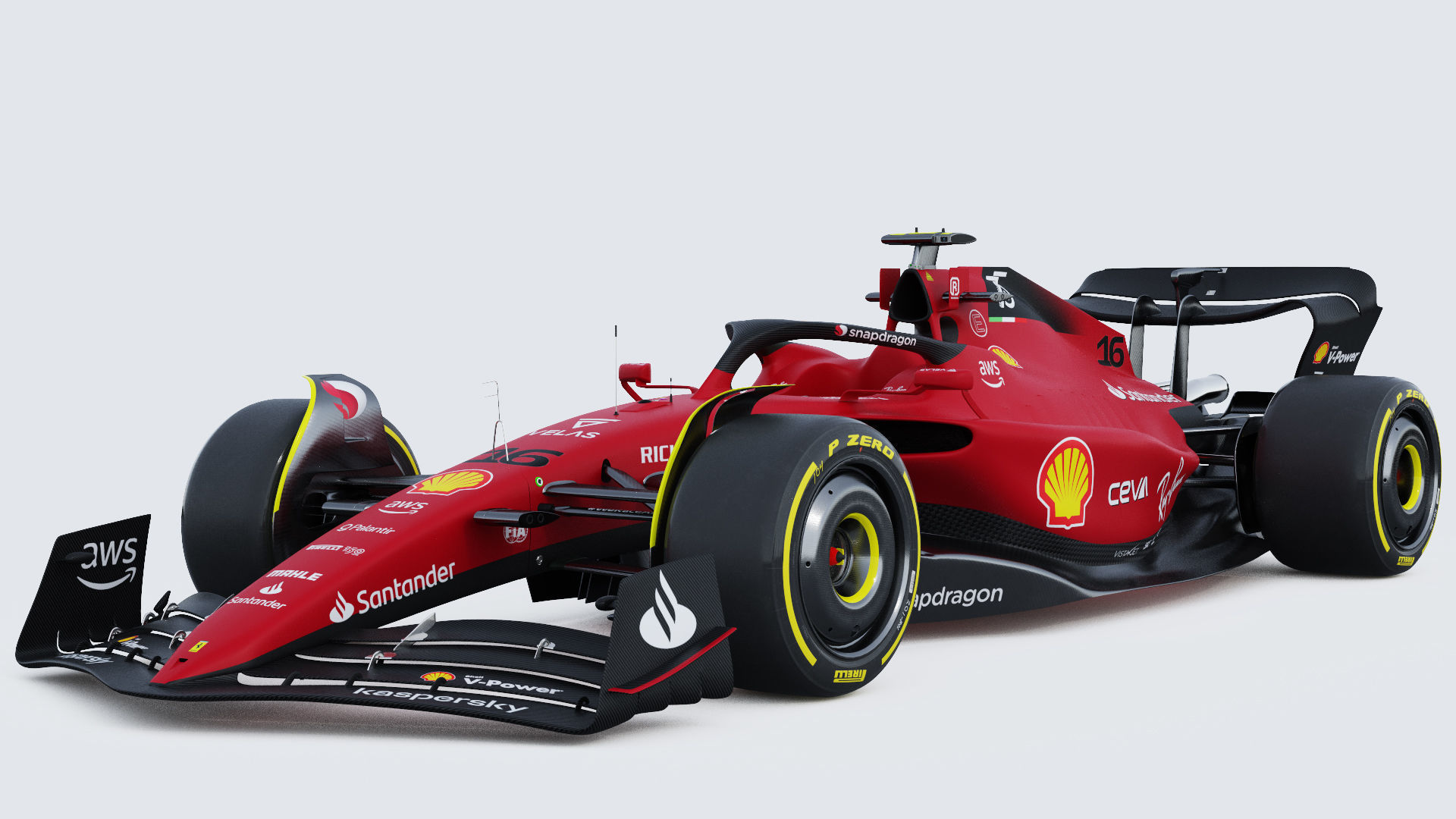 F1 Ferrari F1-75 2022 3D model | CGTrader