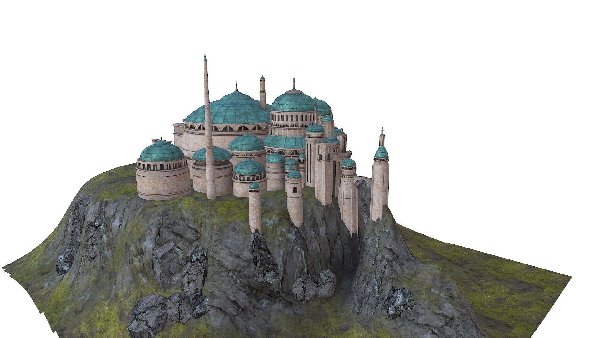 Theed Royal Palace -Naboo - Star Wars 3D model | CGTrader