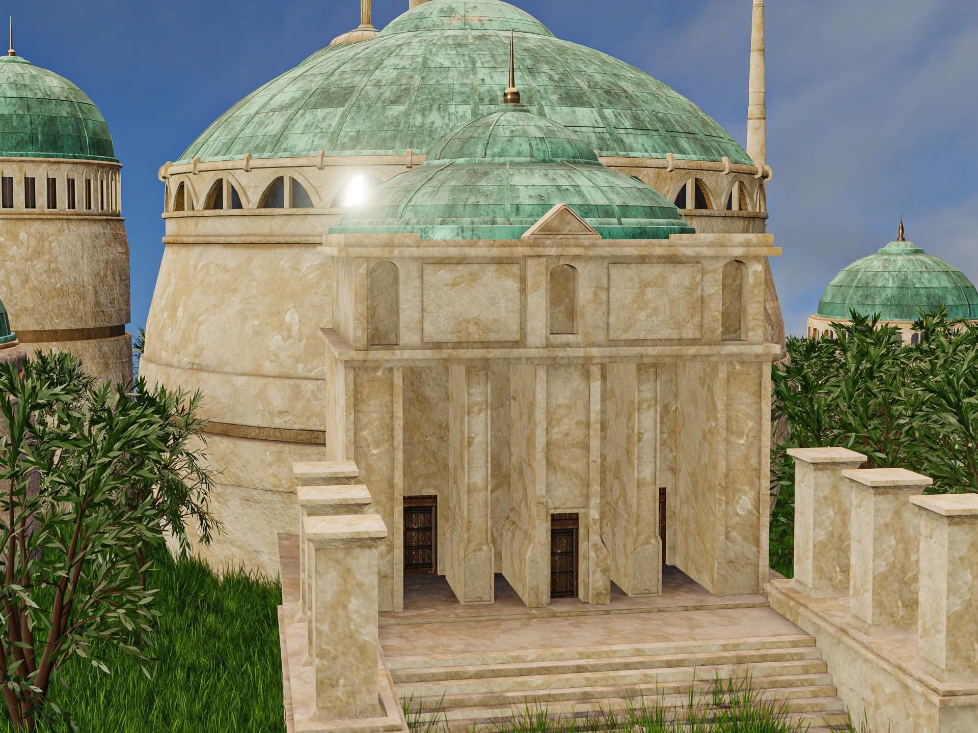 Theed Royal Palace -Naboo - Star Wars 3D model | CGTrader