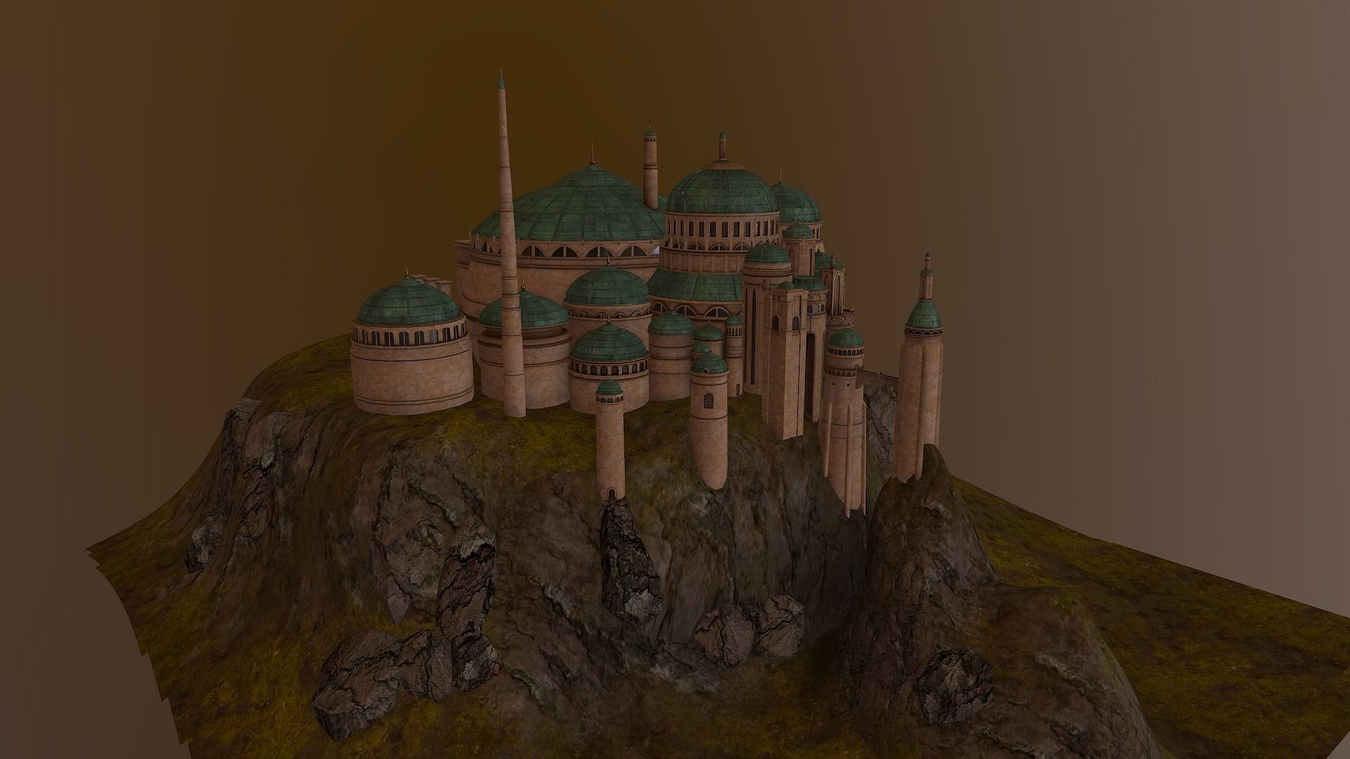 Theed Royal Palace -Naboo - Star Wars 3D model | CGTrader