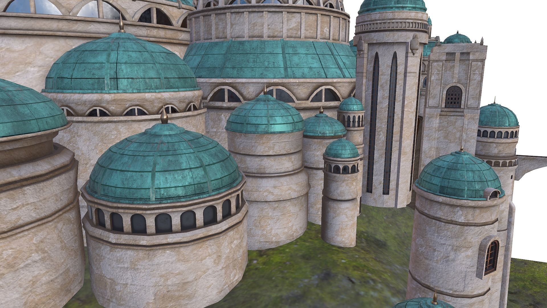 Theed Royal Palace -Naboo - Star Wars 3D model | CGTrader