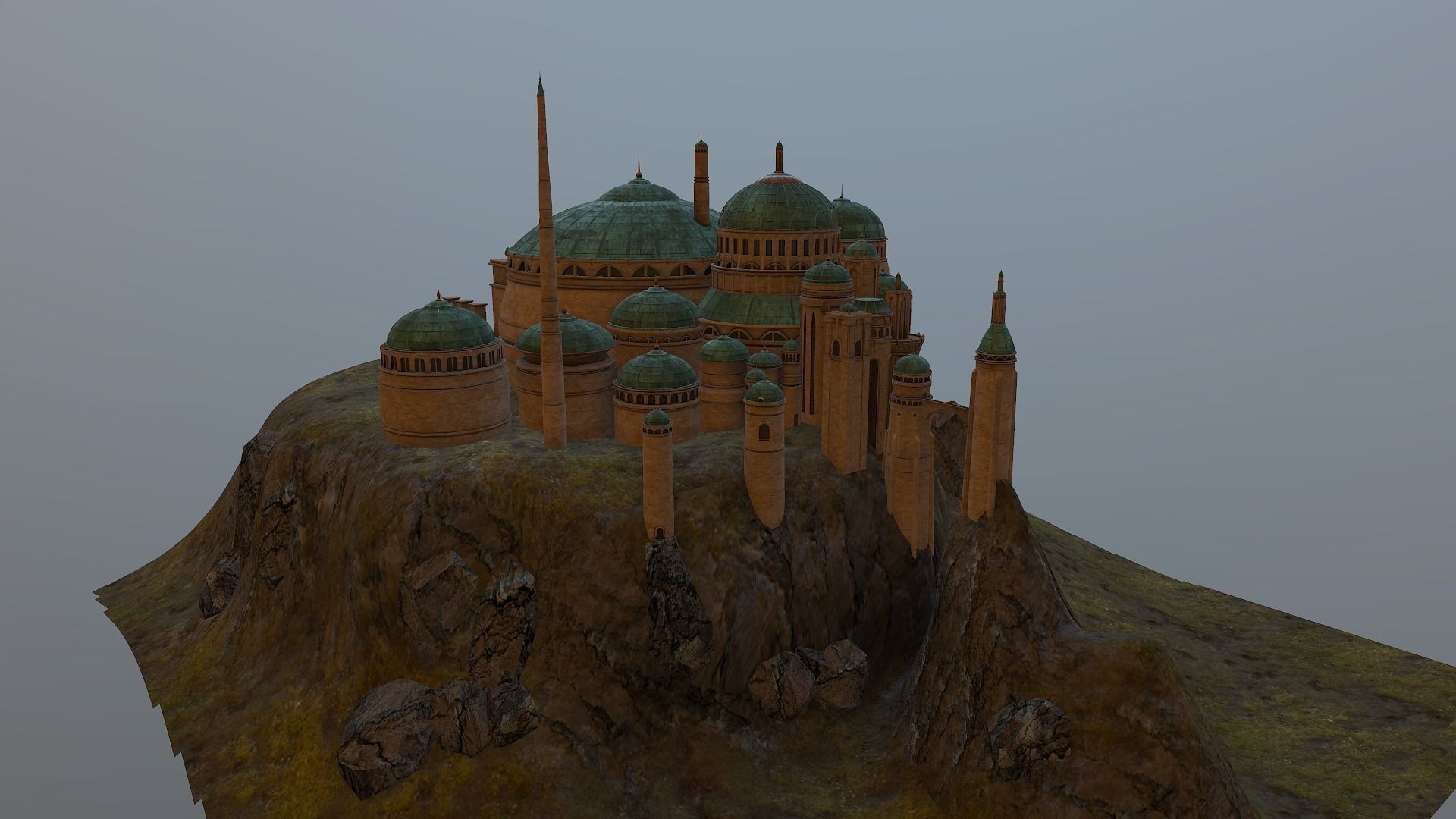 Theed Royal Palace -Naboo - Star Wars 3D model | CGTrader