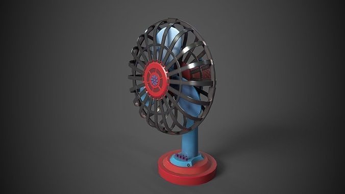 3D model Stylized Fan VR / AR / low-poly | CGTrader