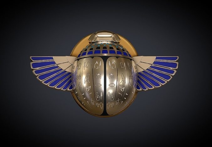 Moon Knight Scarab Compass 3D model 3D printable | CGTrader