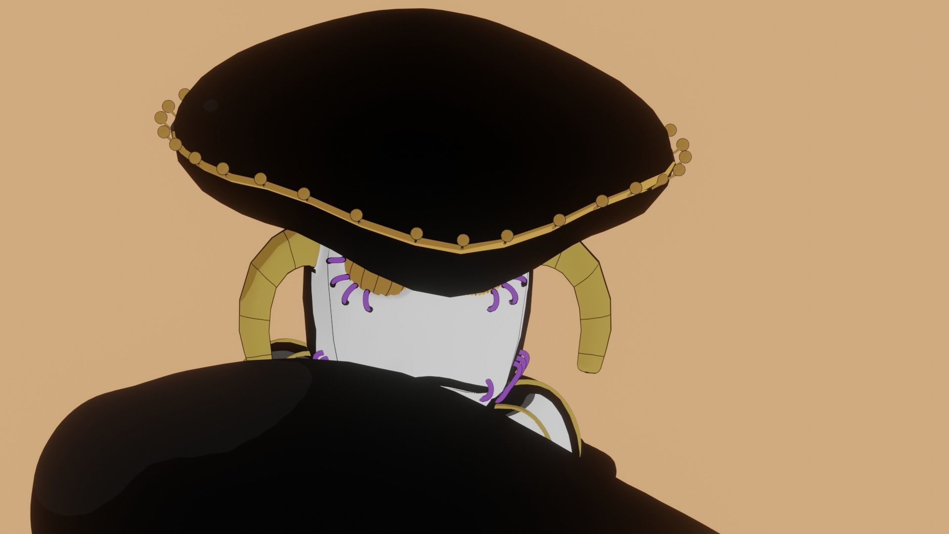 3D model JJBA - Black Sabbath Blender 3D model VR / AR / low-poly ...