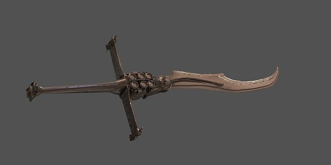 Sci-Fi Jet Sword 3D 3D model | CGTrader