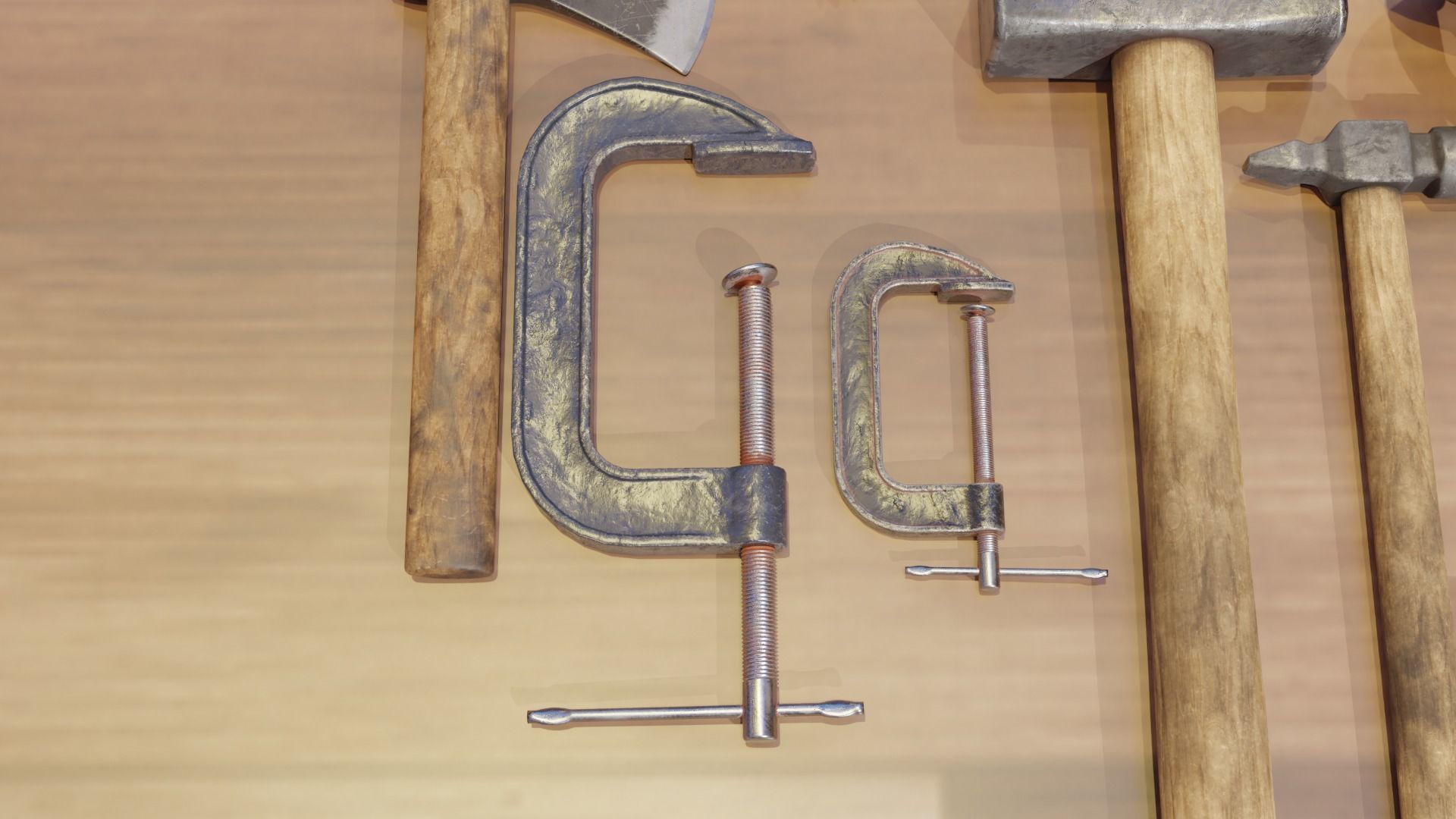 3D model Carpentry Tools VR / AR / low-poly | CGTrader