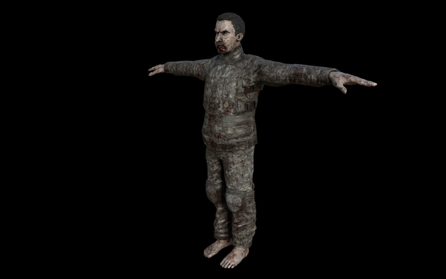 3D model AAA Zombies Pack VR / AR / low-poly | CGTrader