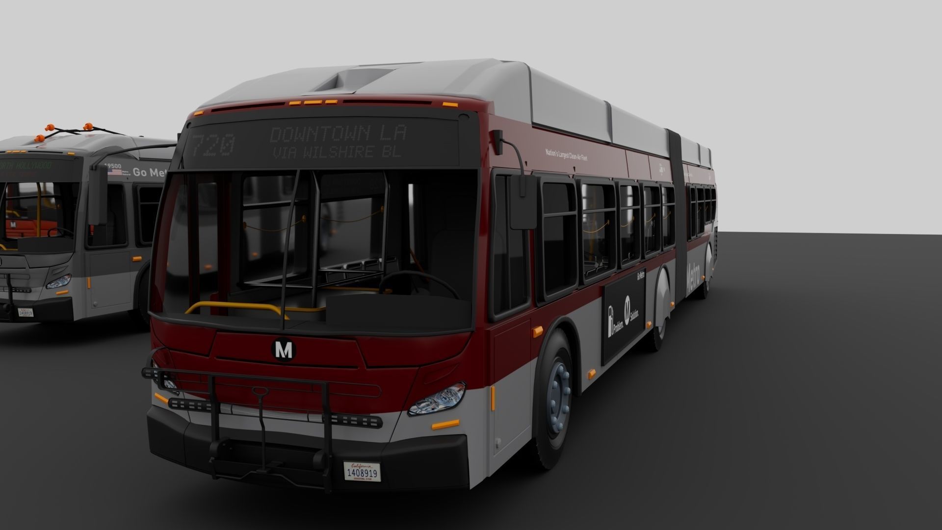 3D New Flyer XN40 articulated 3D model | CGTrader