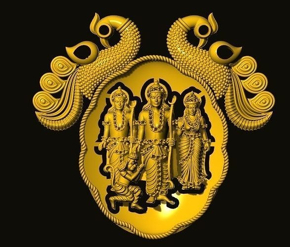 ram parivar 3D model 3D printable | CGTrader