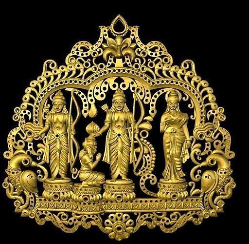 ram parivar 3D model 3D printable | CGTrader