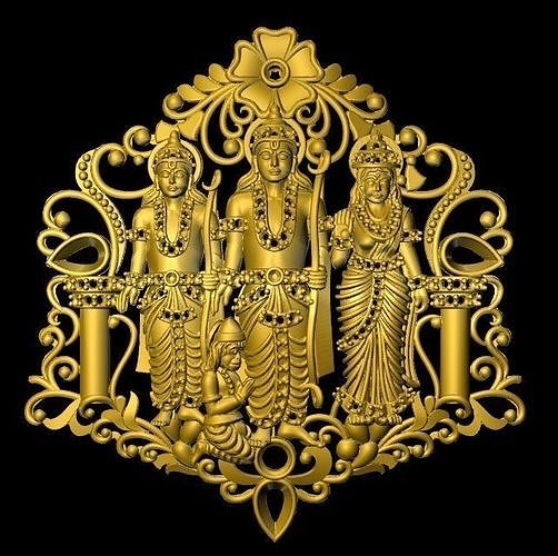 ram parivar 3D model 3D printable | CGTrader
