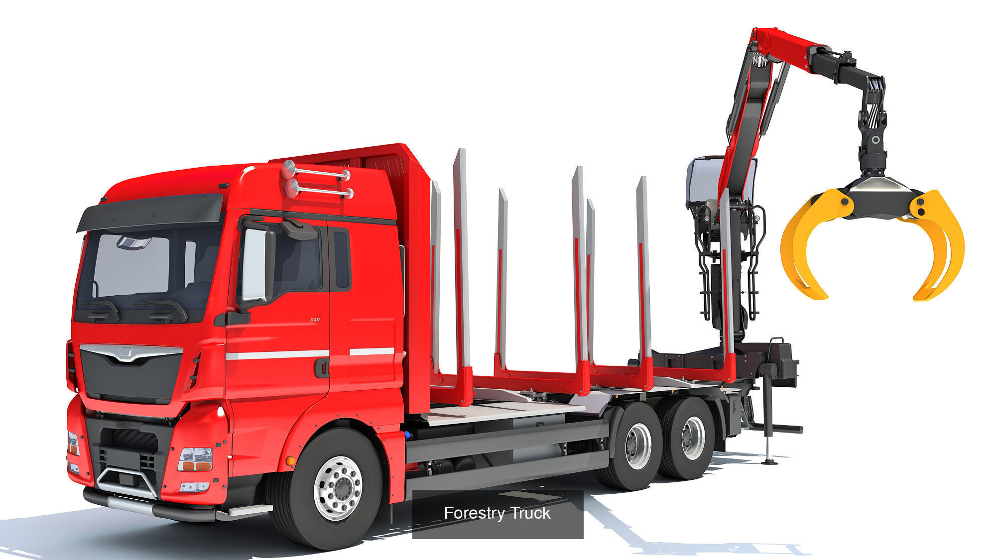 Forestry Machinery Set 3D Model Collection | CGTrader