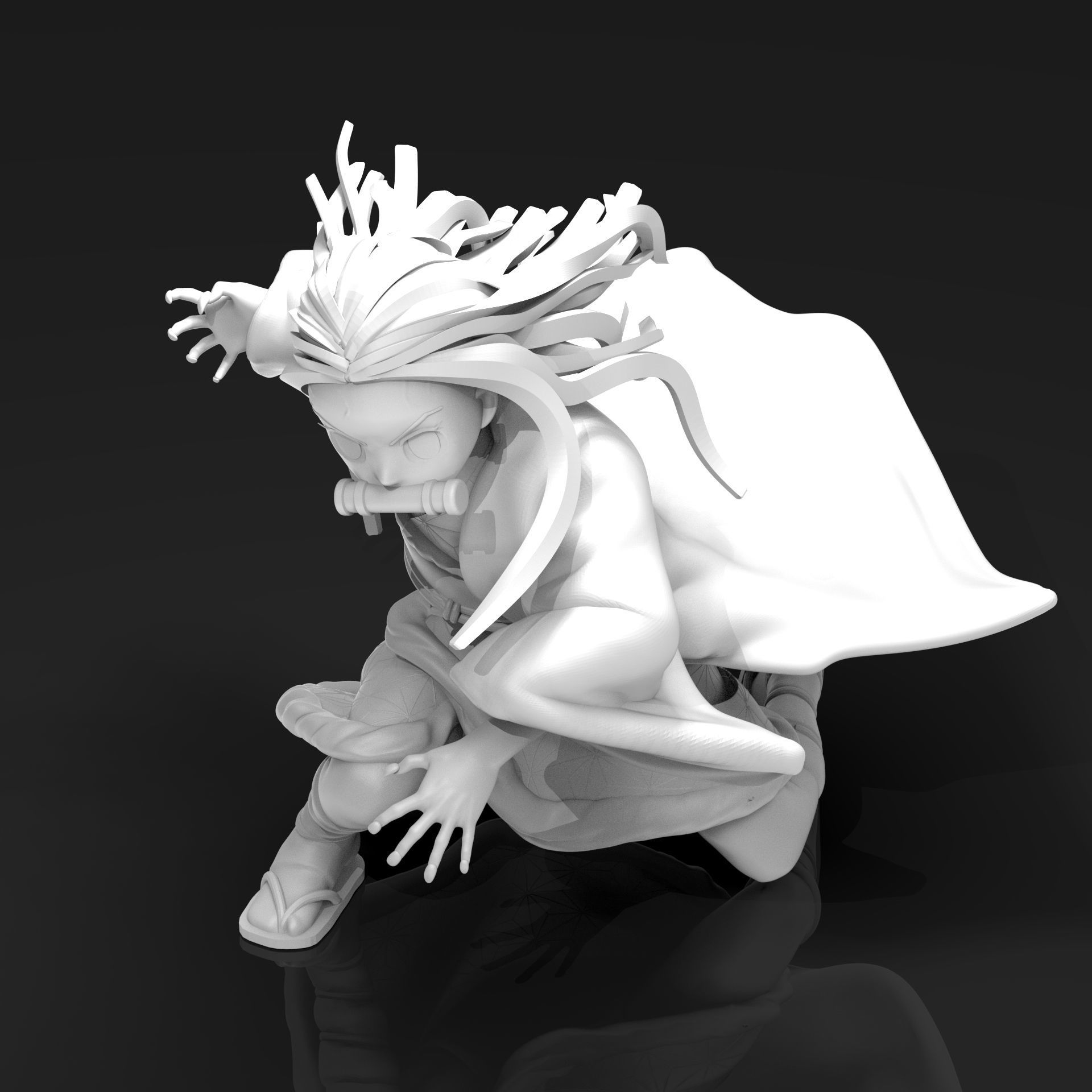 Kamado Nezuko 3D Printable 3D model 3D printable | CGTrader