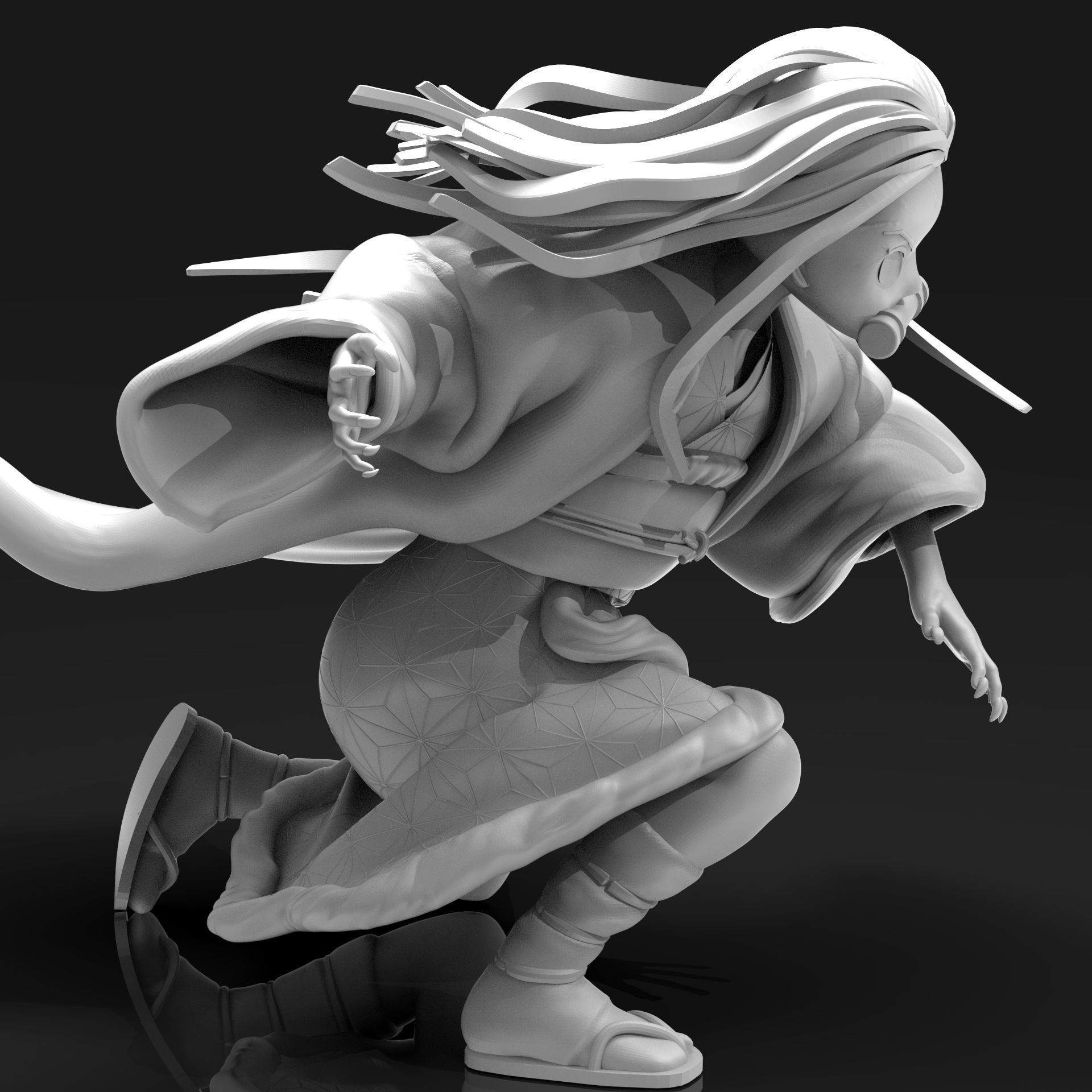 Kamado Nezuko 3D Printable 3D model 3D printable | CGTrader