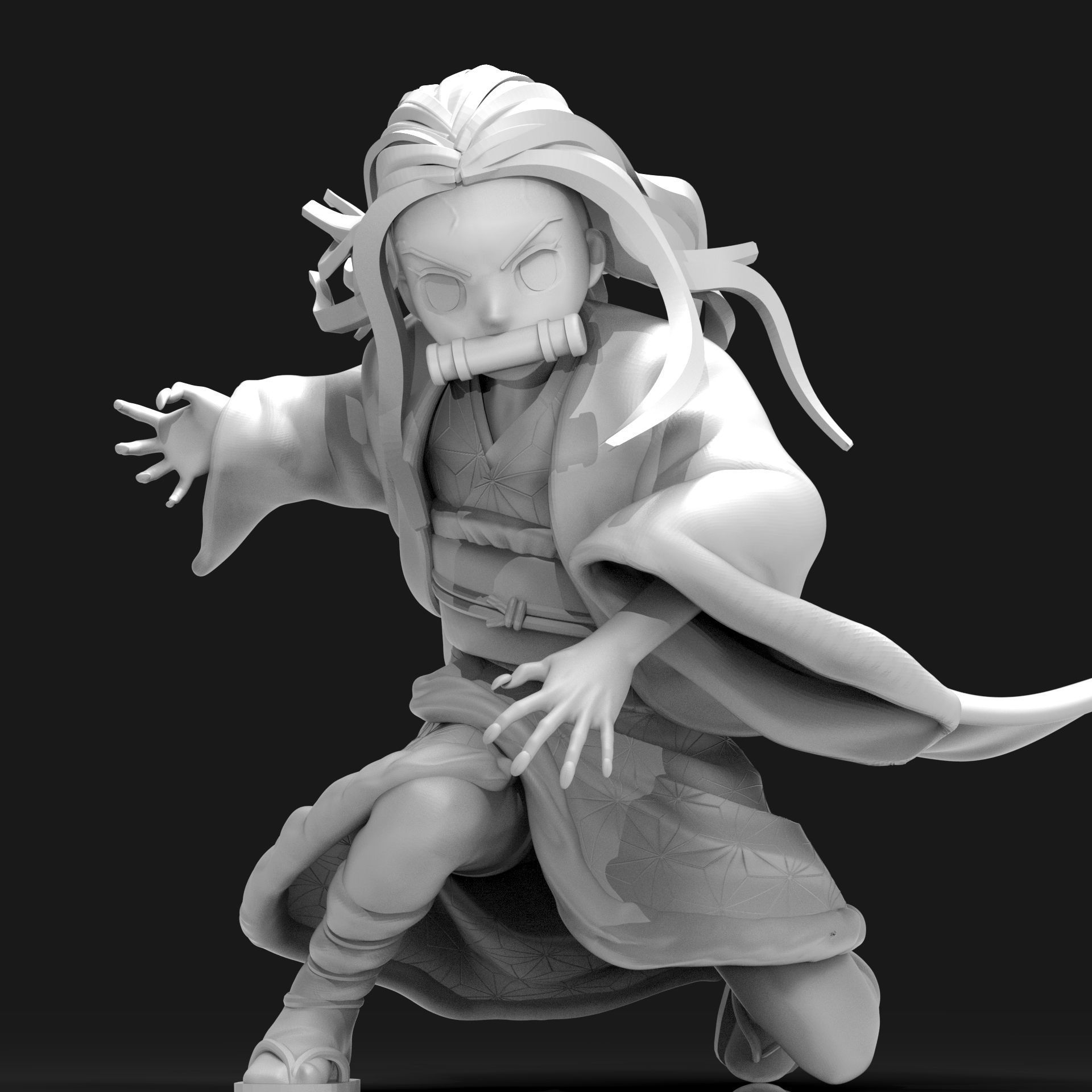 Kamado Nezuko 3D Printable 3D model 3D printable | CGTrader