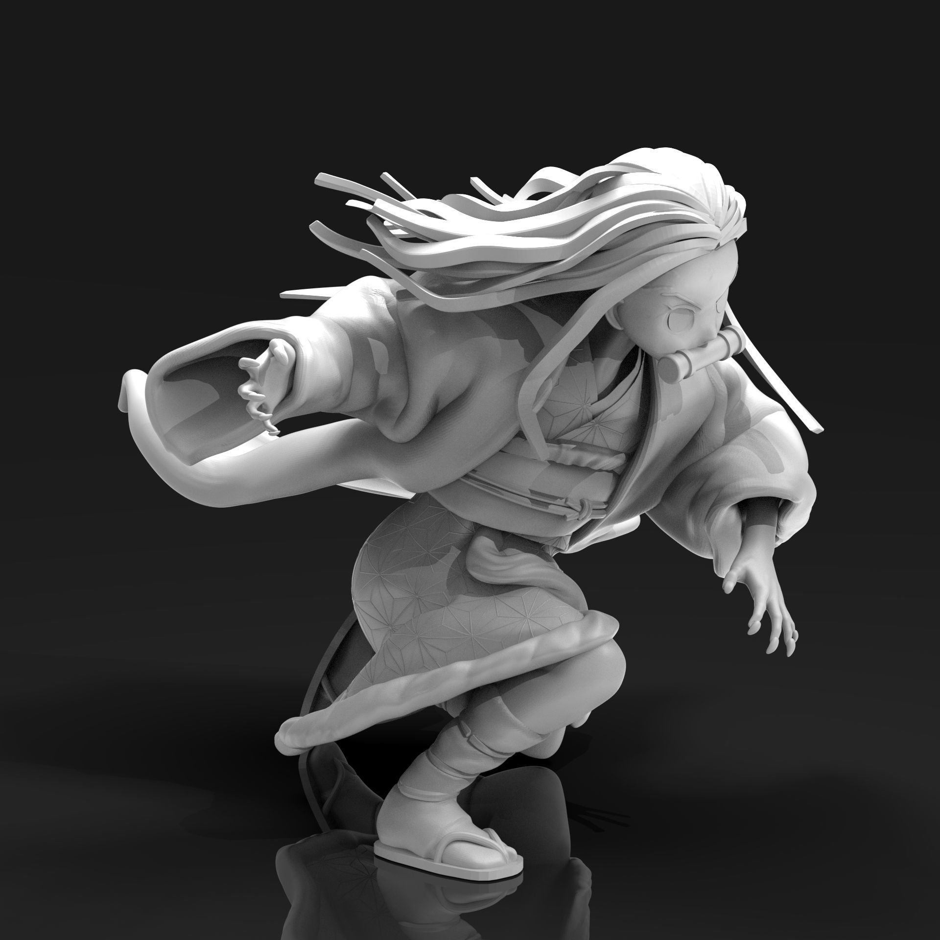 Kamado Nezuko 3D Printable 3D model 3D printable | CGTrader