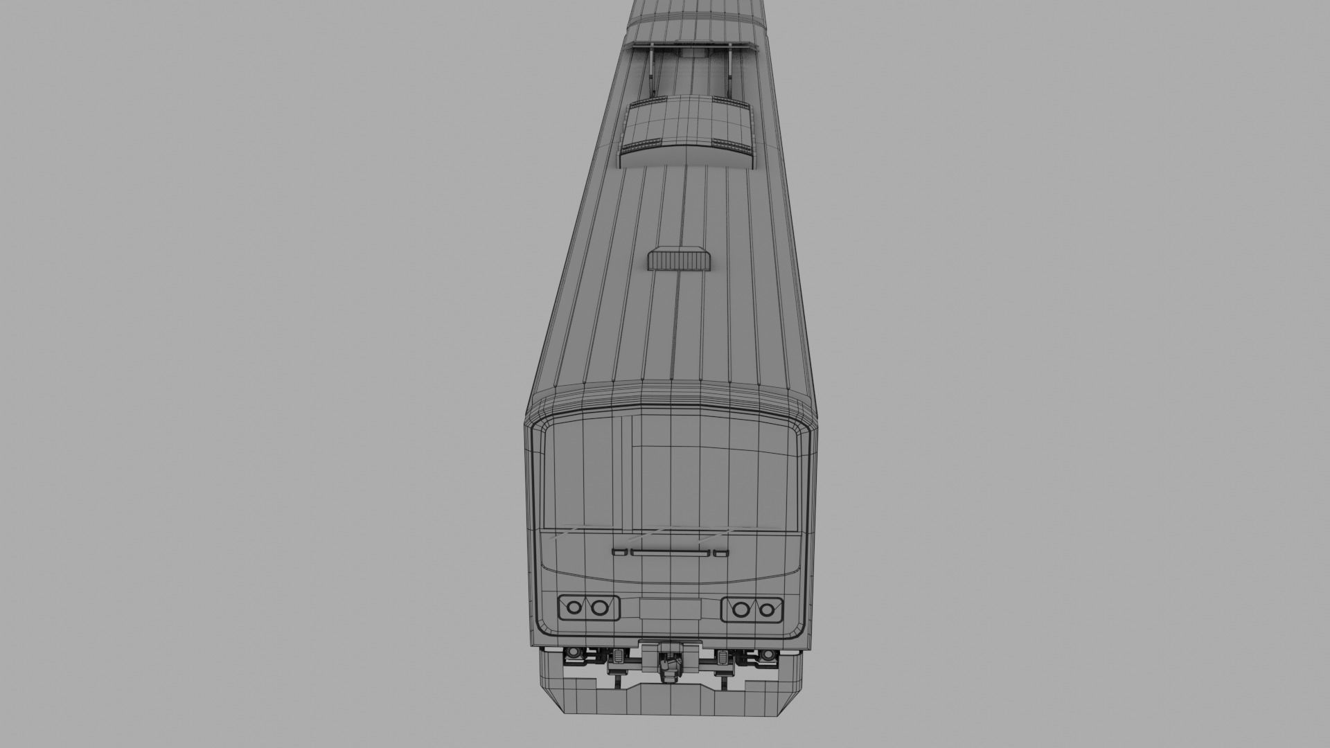 3D model Commuter Train VR / AR / low-poly | CGTrader