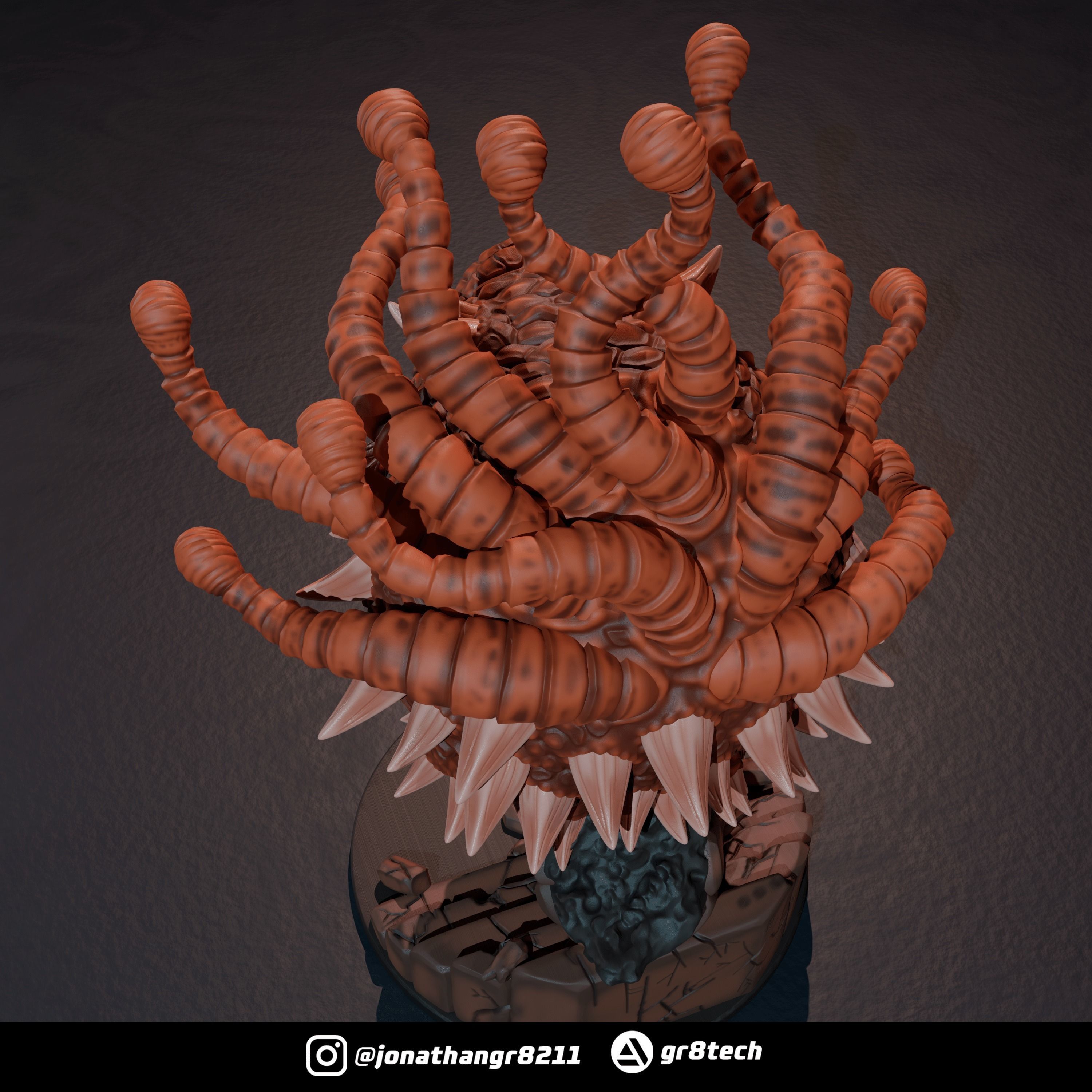 Beholder DnD Monster 3D model 3D printable | CGTrader