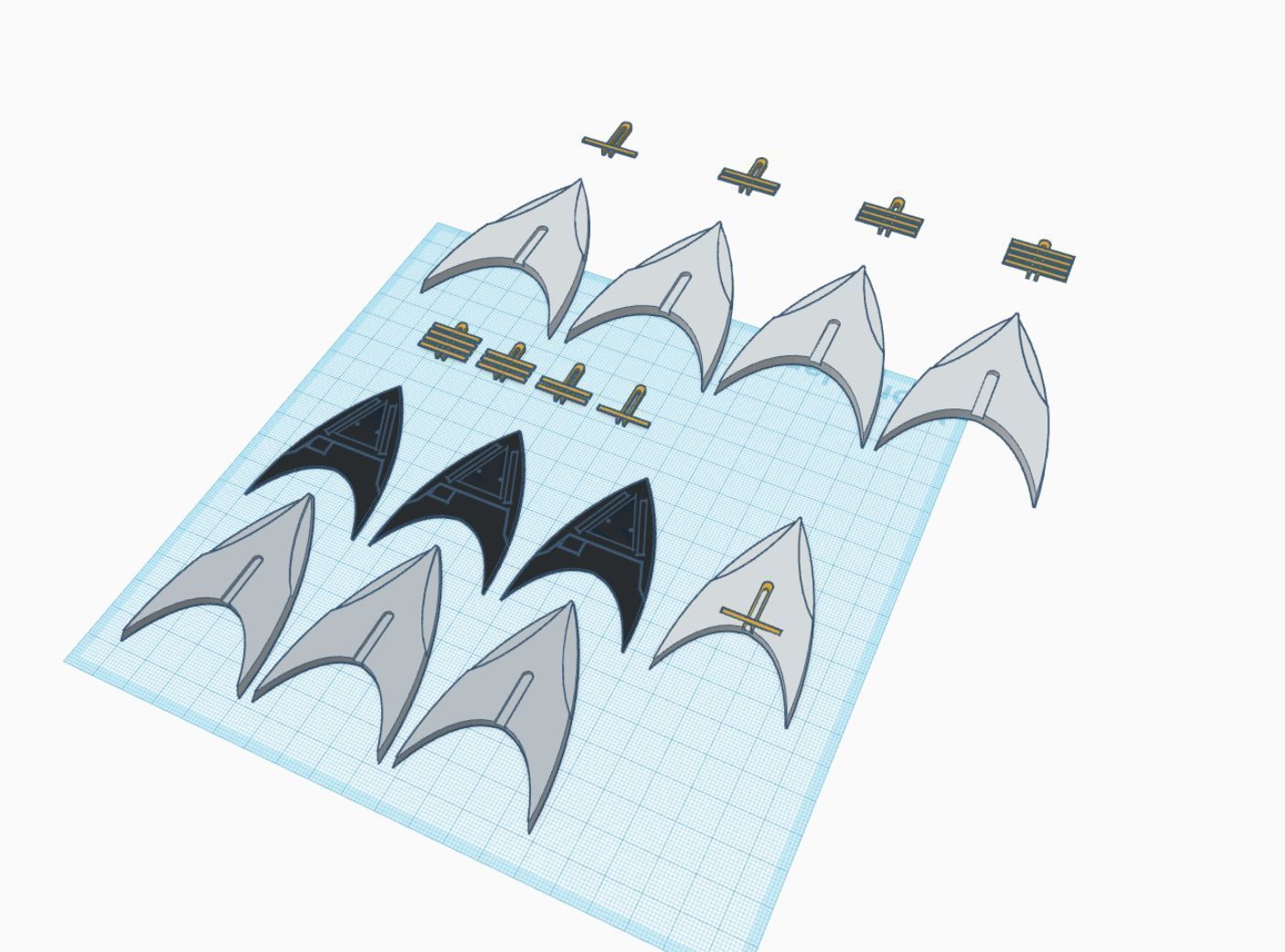 Star Trek Picard Badge Version 2 3D model 3D printable | CGTrader