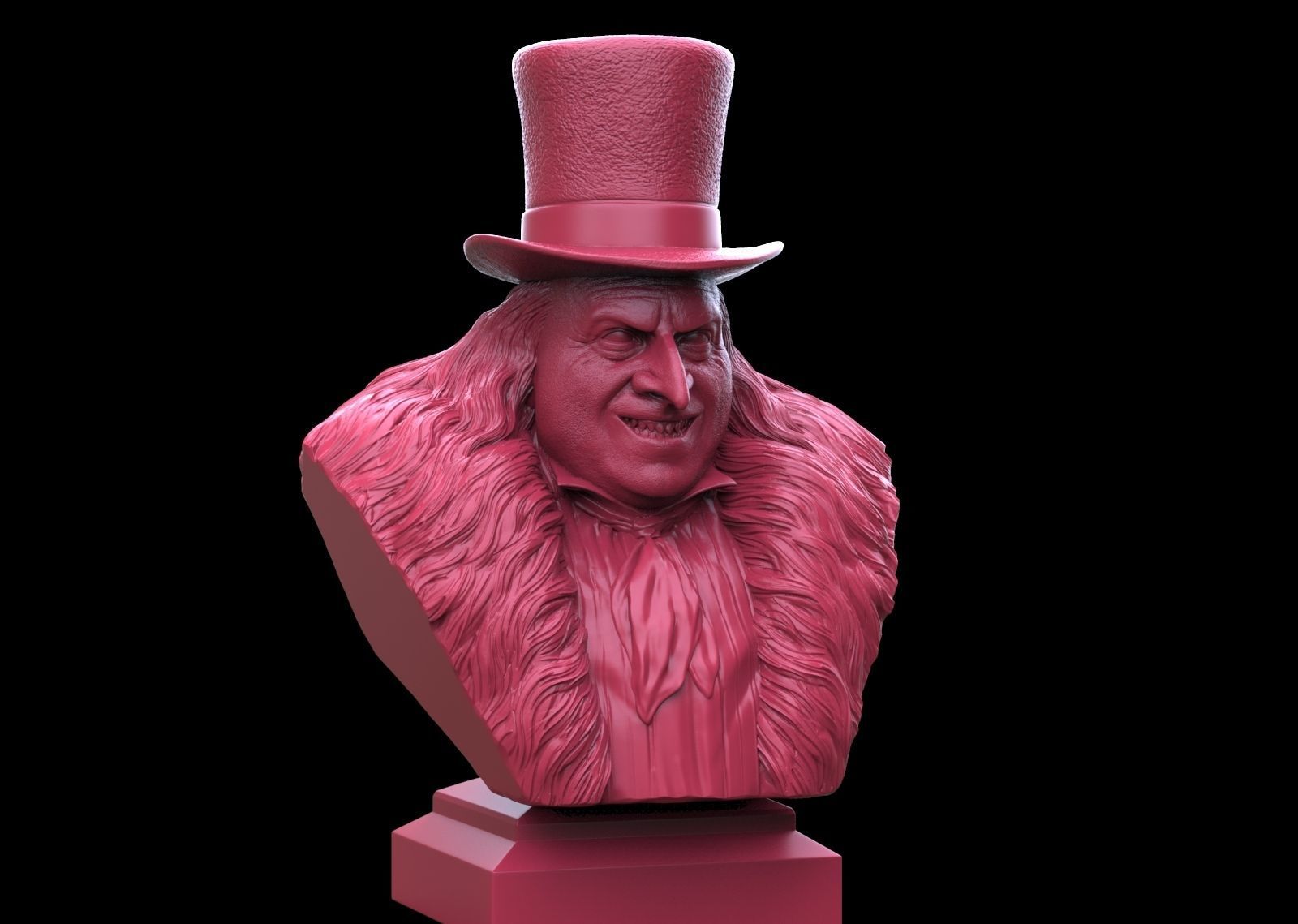 Penguin -Danny DeVito Bust 3D model 3D printable | CGTrader