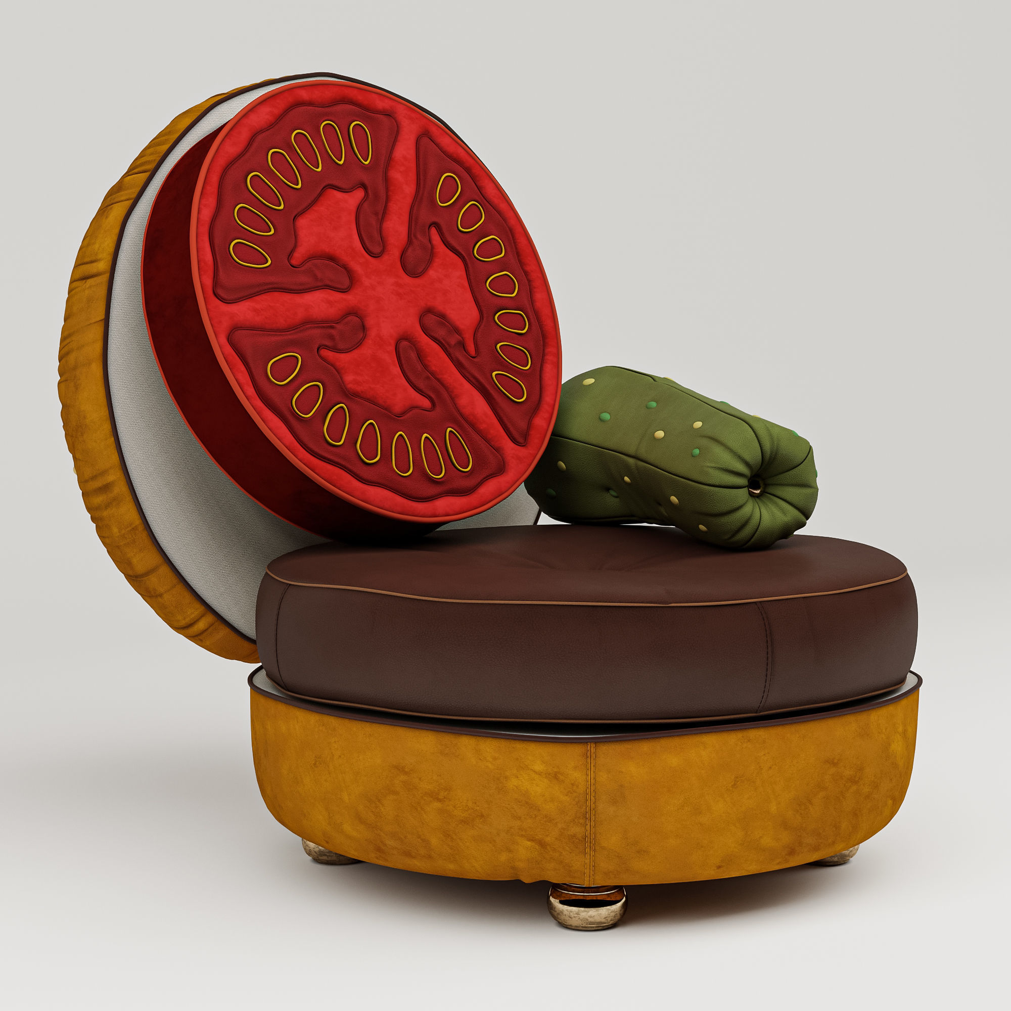 Burger Chair 3D model | CGTrader