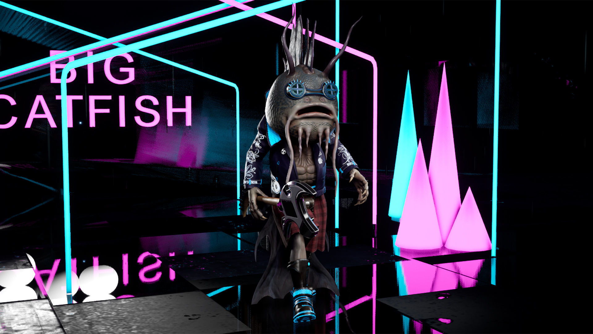 3D model Big Catfish VR / AR / low-poly | CGTrader