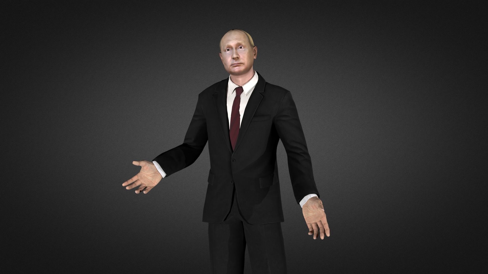 3D model Putin Vladimir Putin 3D Character VR / AR / low-poly | CGTrader