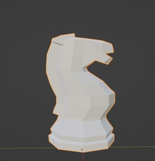 3D model Low-Poly Chess set and individual pieces VR / AR / low-poly ...