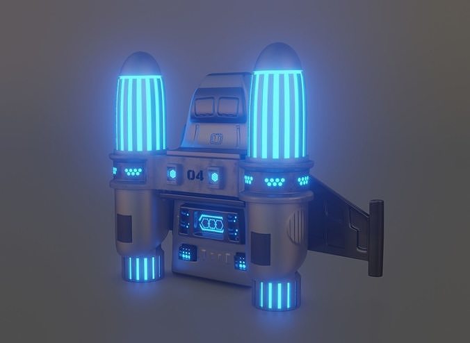 Sci-Fi Jetpack 3D model | CGTrader