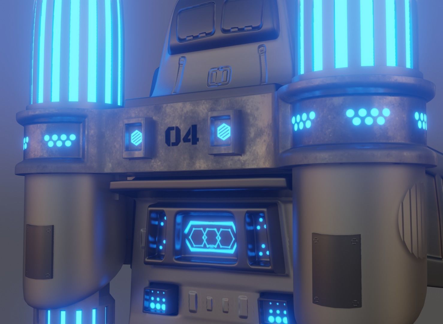 Sci-Fi Jetpack 3D model | CGTrader