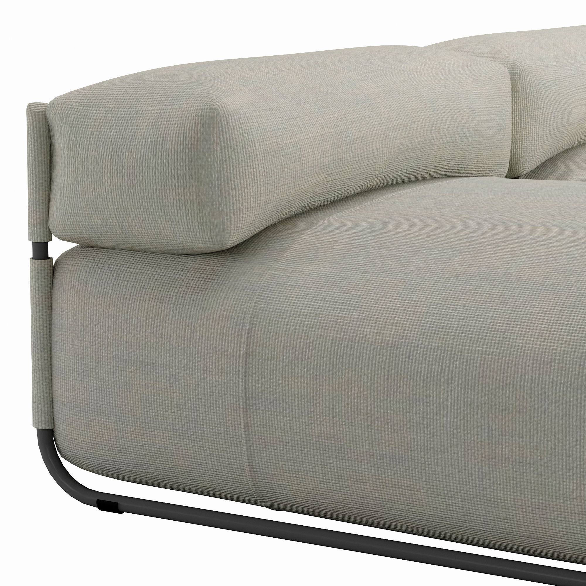 3D model Square modular sofa VR / AR / low-poly | CGTrader