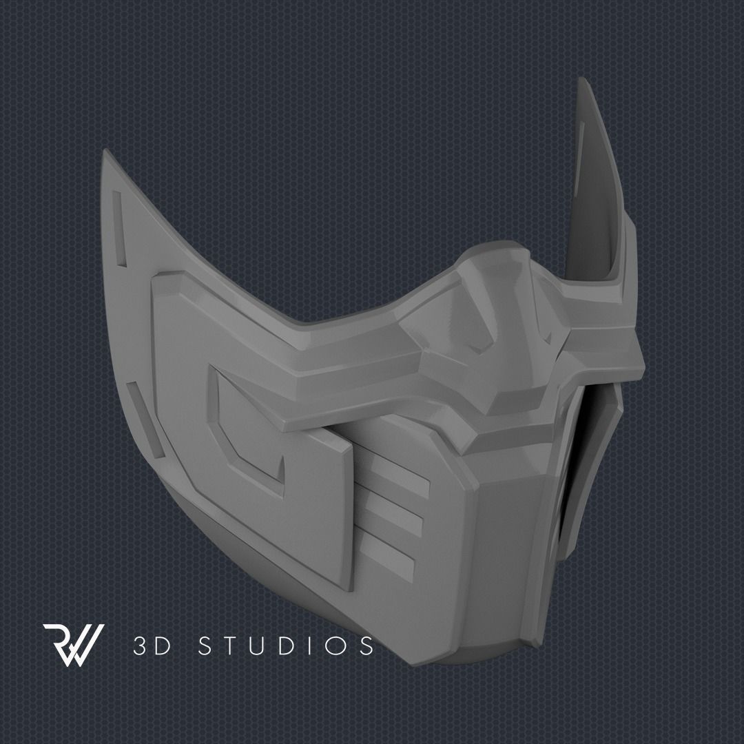 MK11 Sub-Zero Mask V14 - STL File 3D model 3D printable | CGTrader