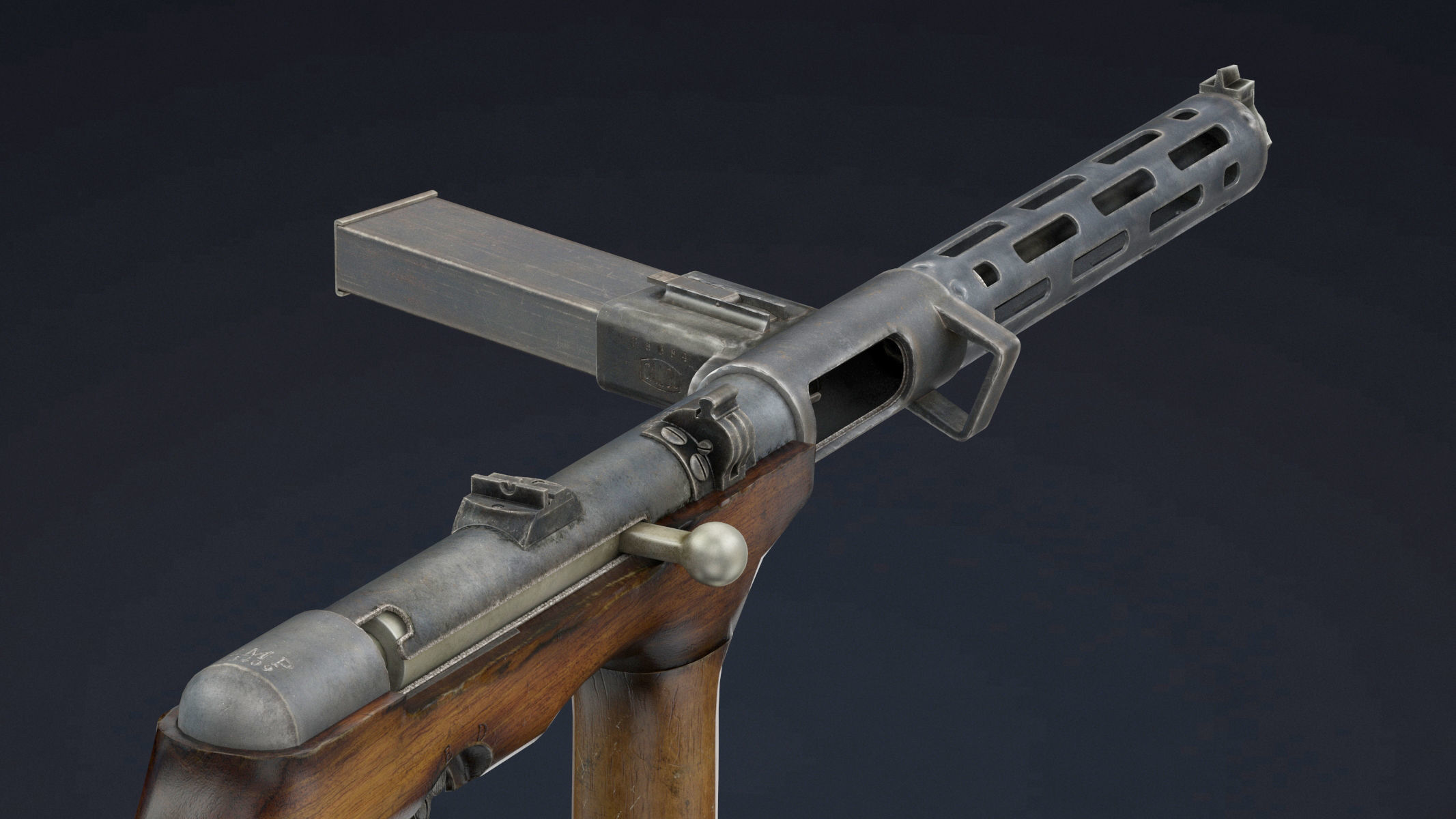 3D model Erma EMP-35 Low Poly VR / AR / low-poly | CGTrader