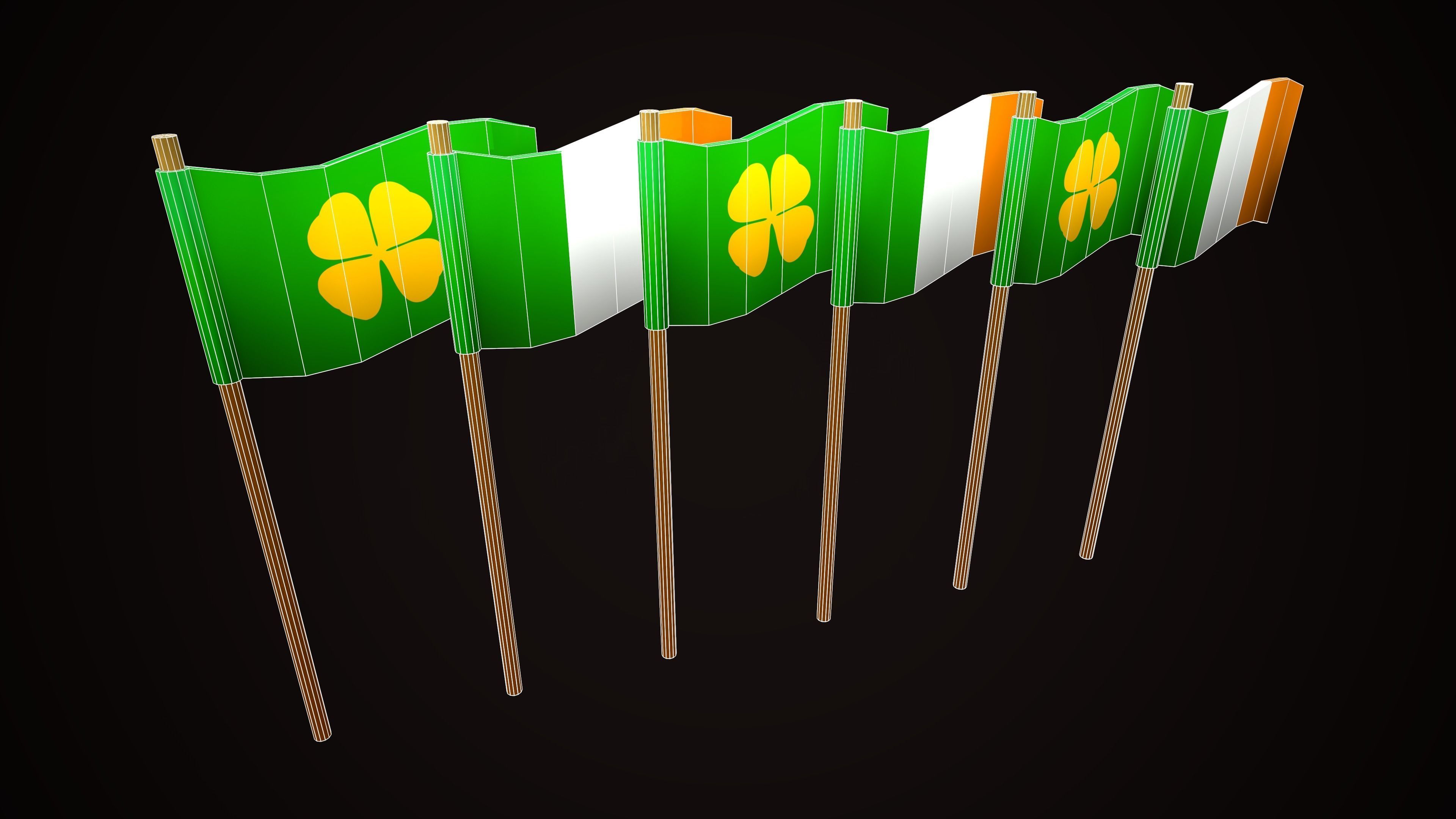 3D model SAINT PATRICKS DAY PACK - CARTOON STYLIZED VR / AR / low-poly ...