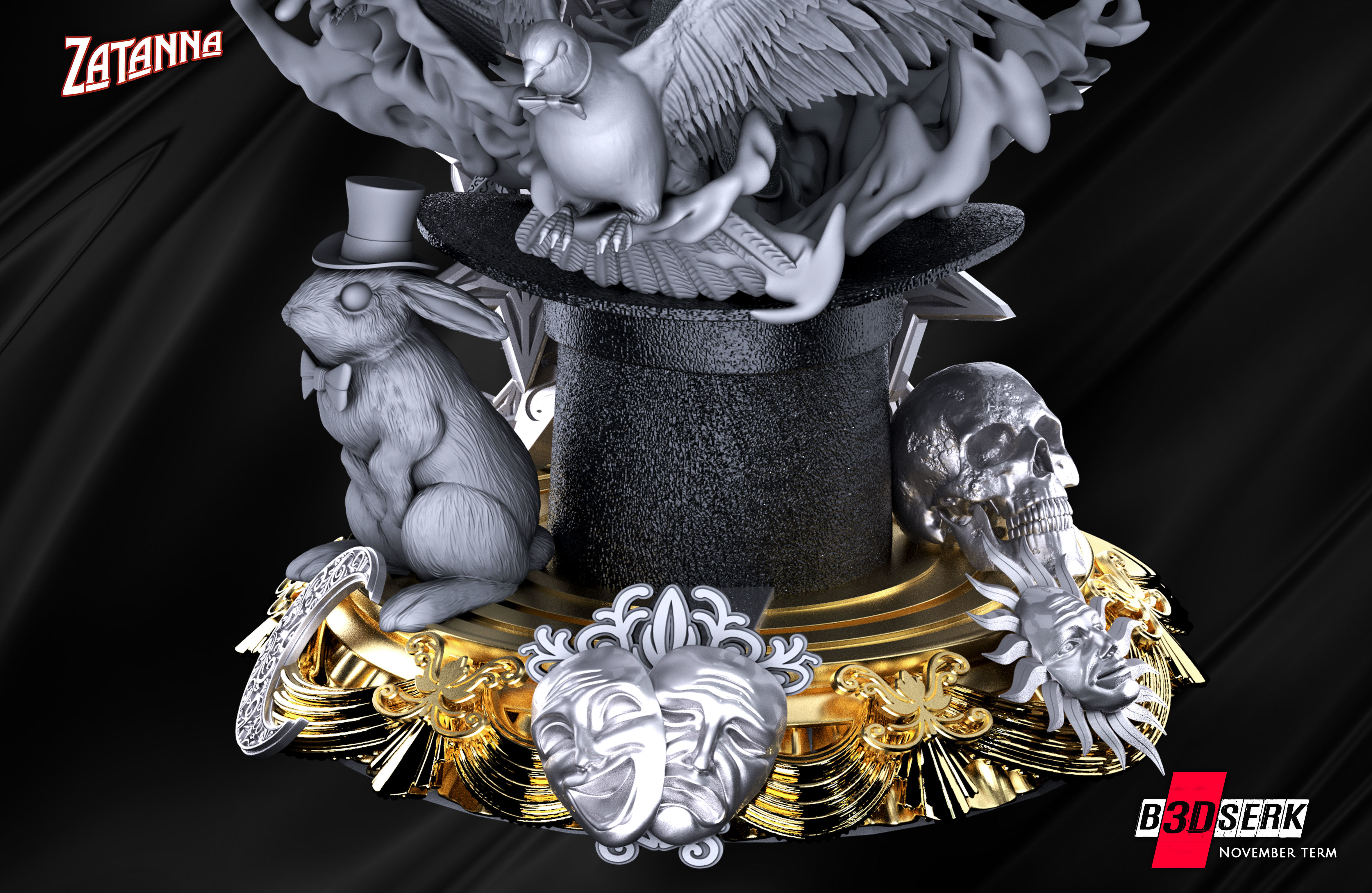 B3DSERK November Term Zatanna Sculpture 3D model 3D printable | CGTrader