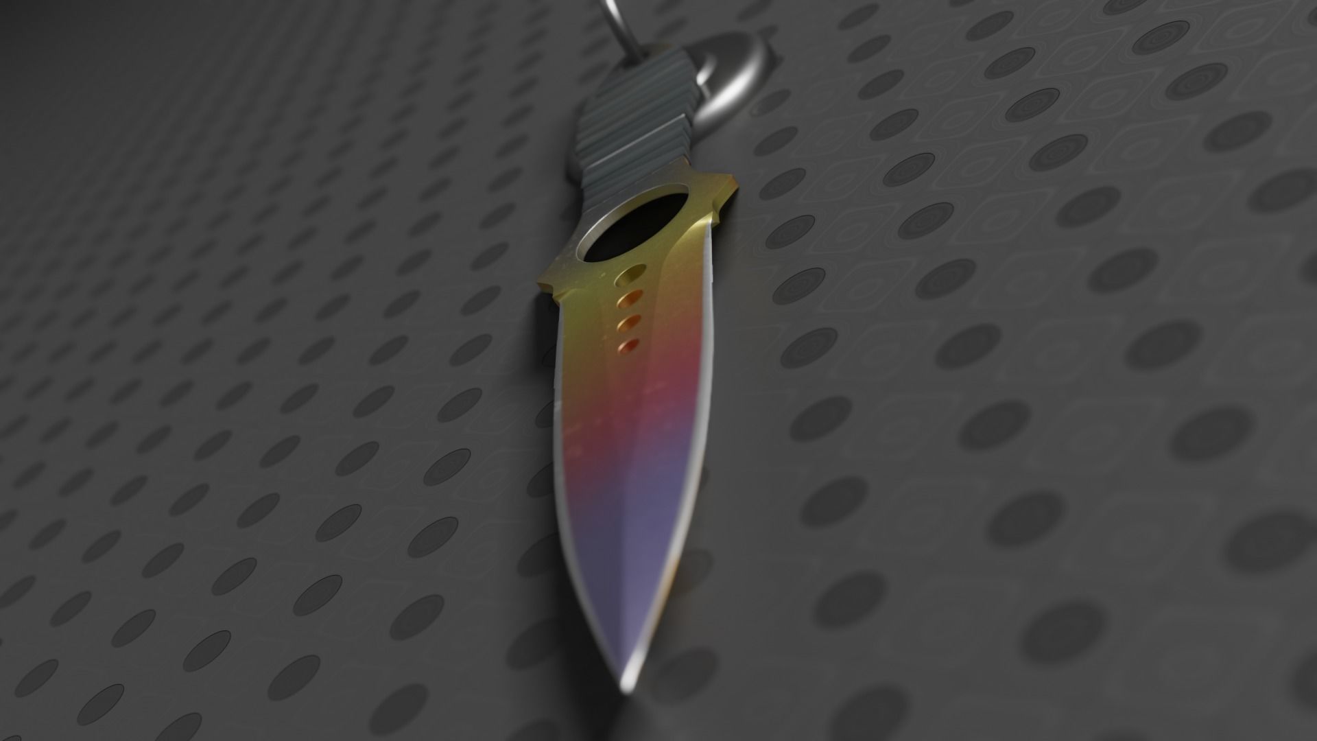 CSGO Skeleton knife FADE Game and Render ready free 3D model | CGTrader
