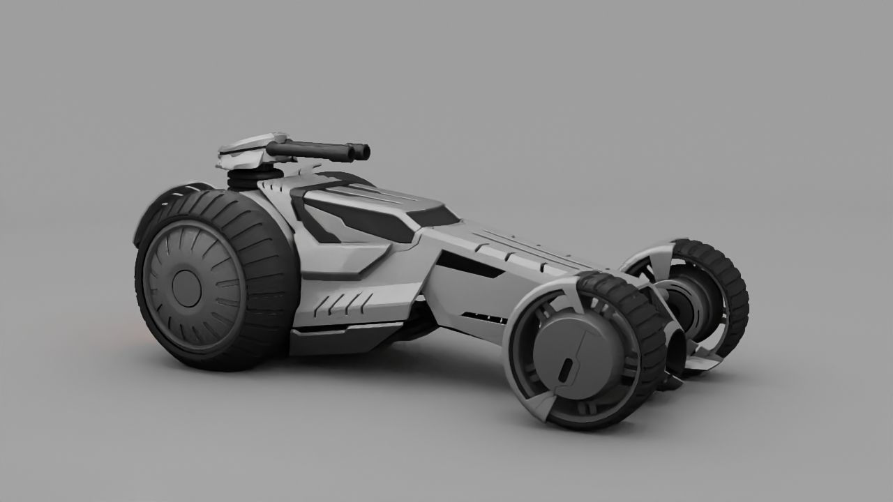 military vehicle 3D model rigged | CGTrader