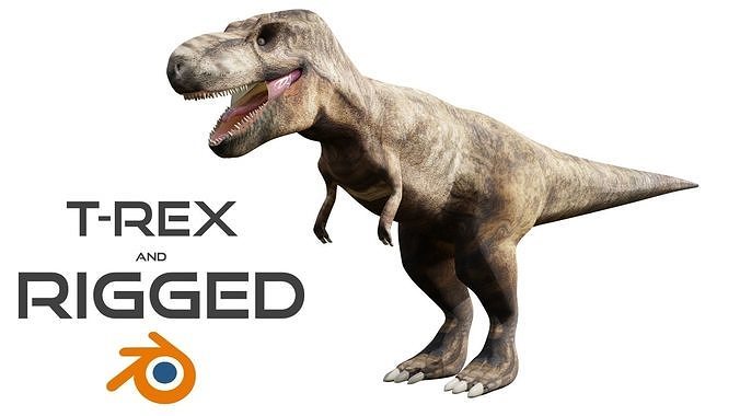 3D model T-Rex Rigged 3D Model VR / AR / low-poly | CGTrader