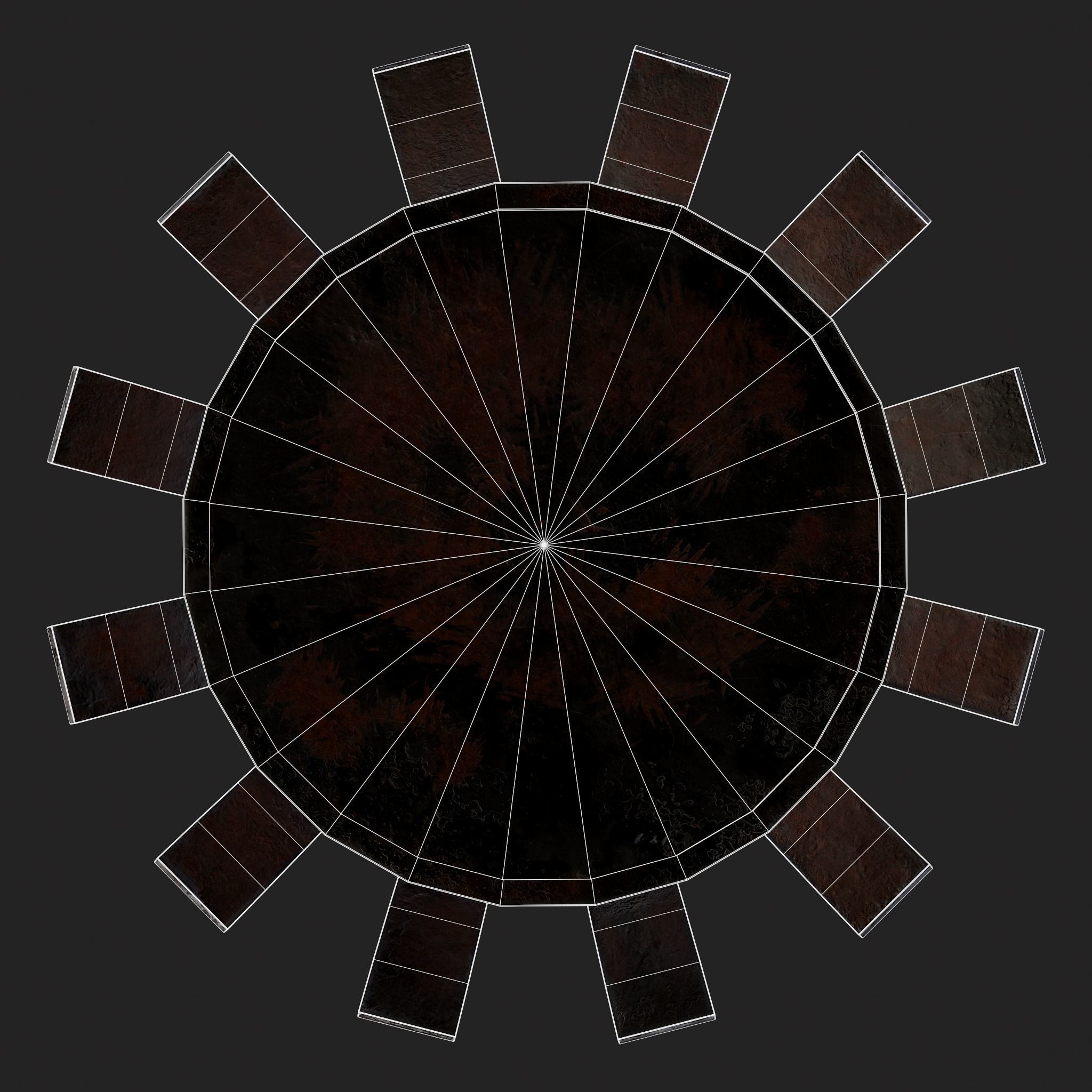 3D model Medieval Cauldron Fire Pit VR / AR / low-poly | CGTrader