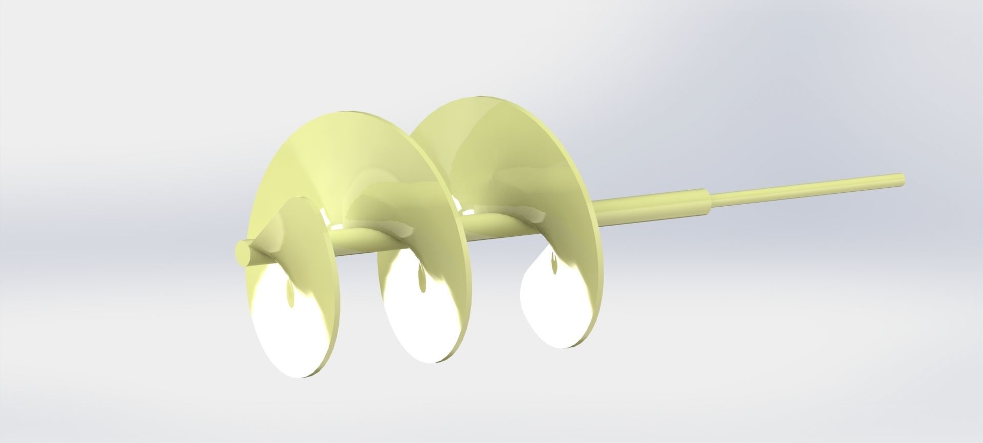 auger propeller 3D model | CGTrader
